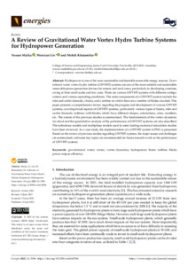 A Review of Gravitational Water Vortex Hydro Turbine Systems for ...